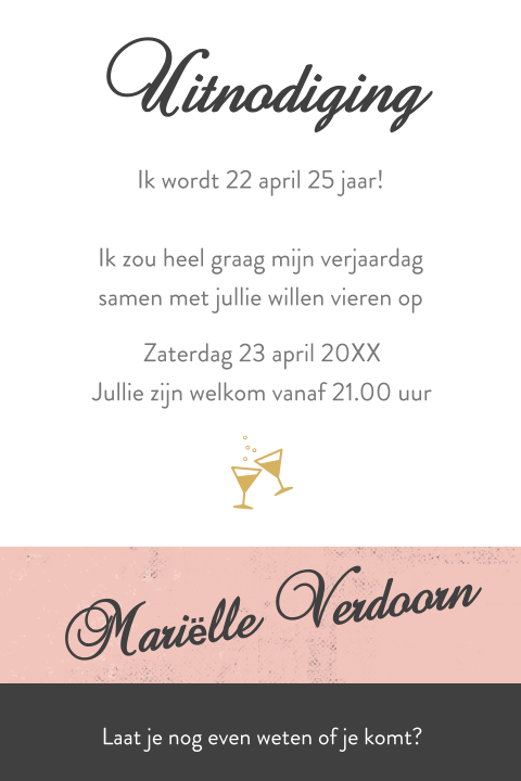 Uitnodiging voor een verjaardag maken | Verjaardagskaarten